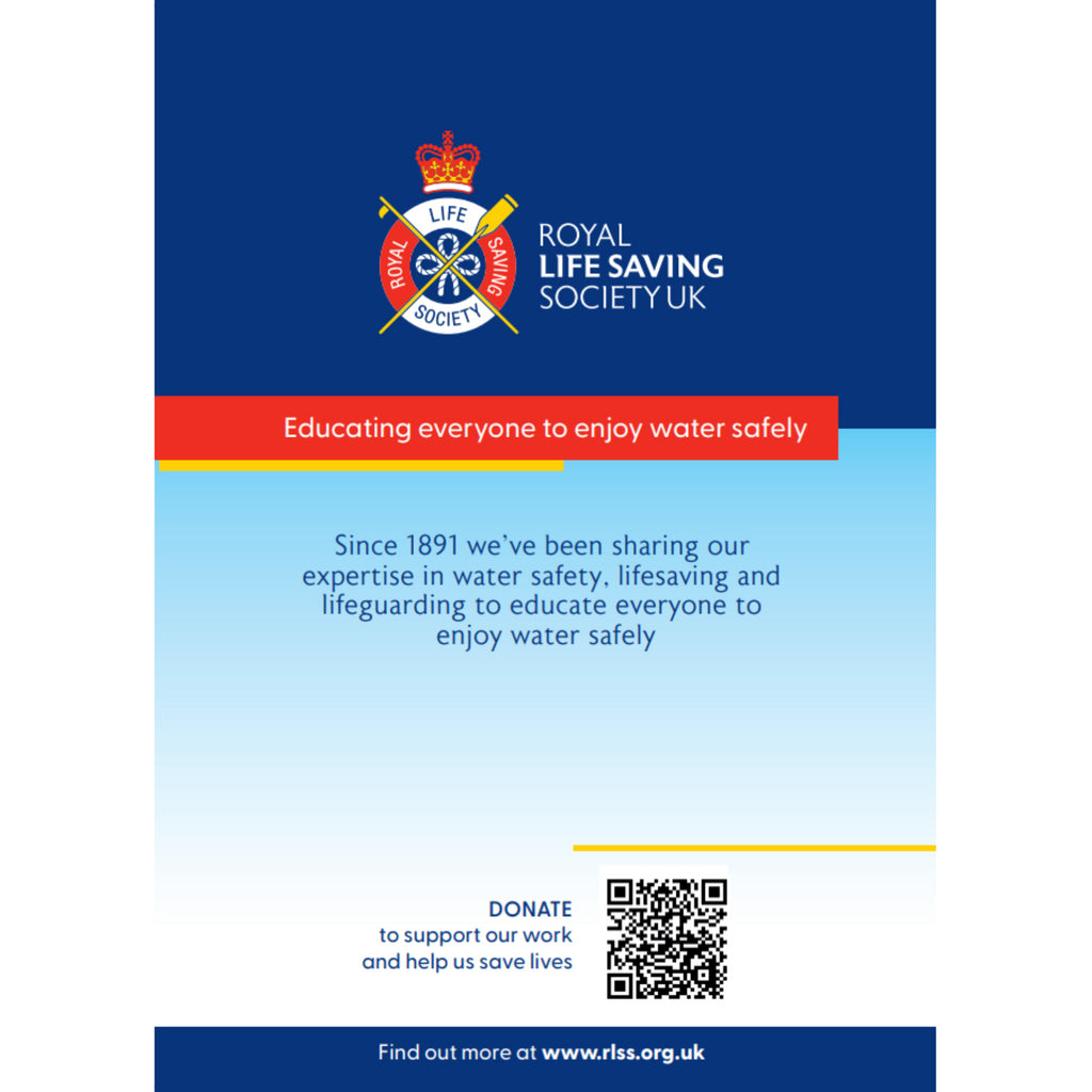 RLSS UK | Water Safety Code Leaflet | New Illustration | Pack of 100