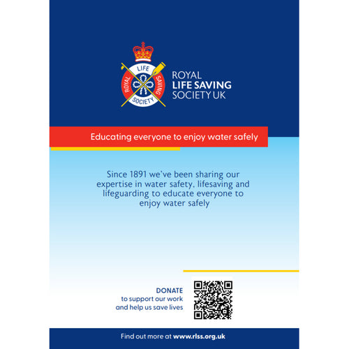 RLSS UK | Water Safety Code Leaflet | New Illustration | Pack of 100