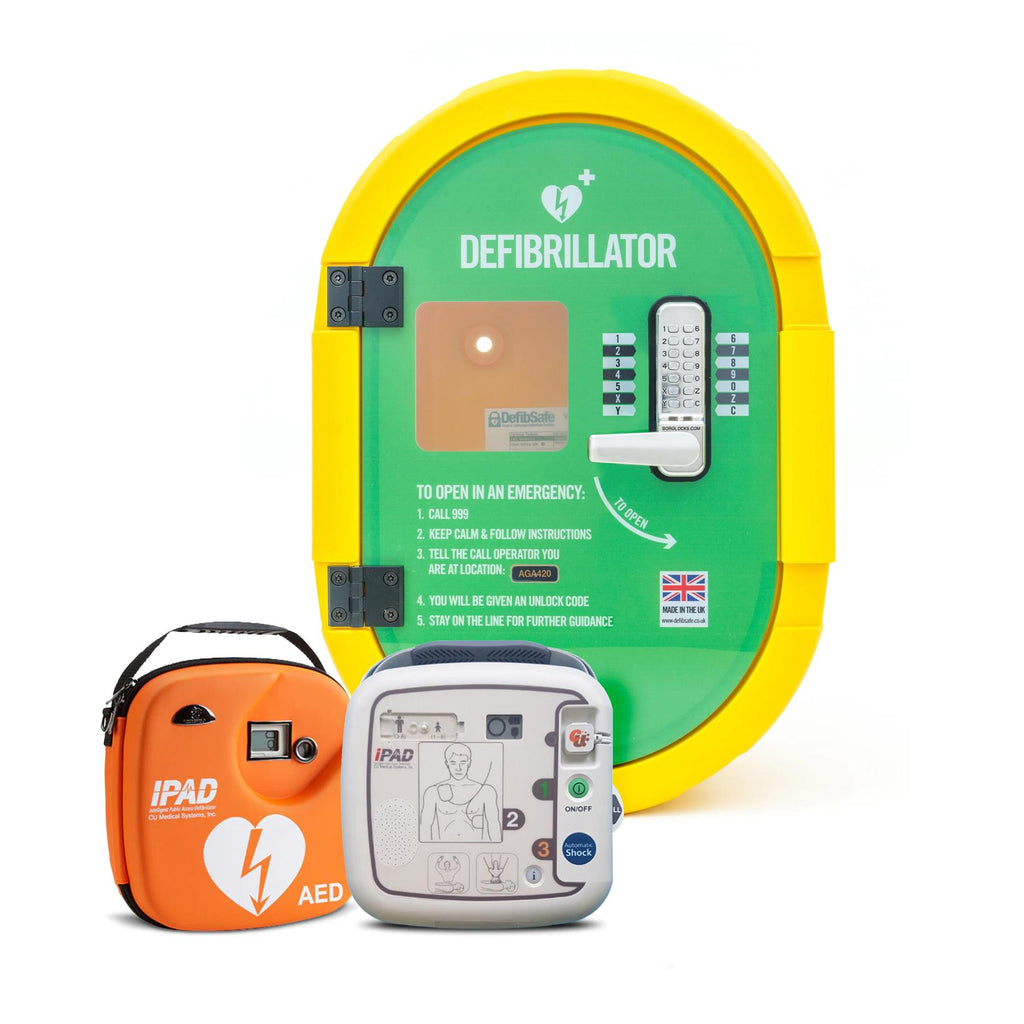 iPAD SP1 | Fully Automatic Defibrillator | AED Package with Outdoor Lo